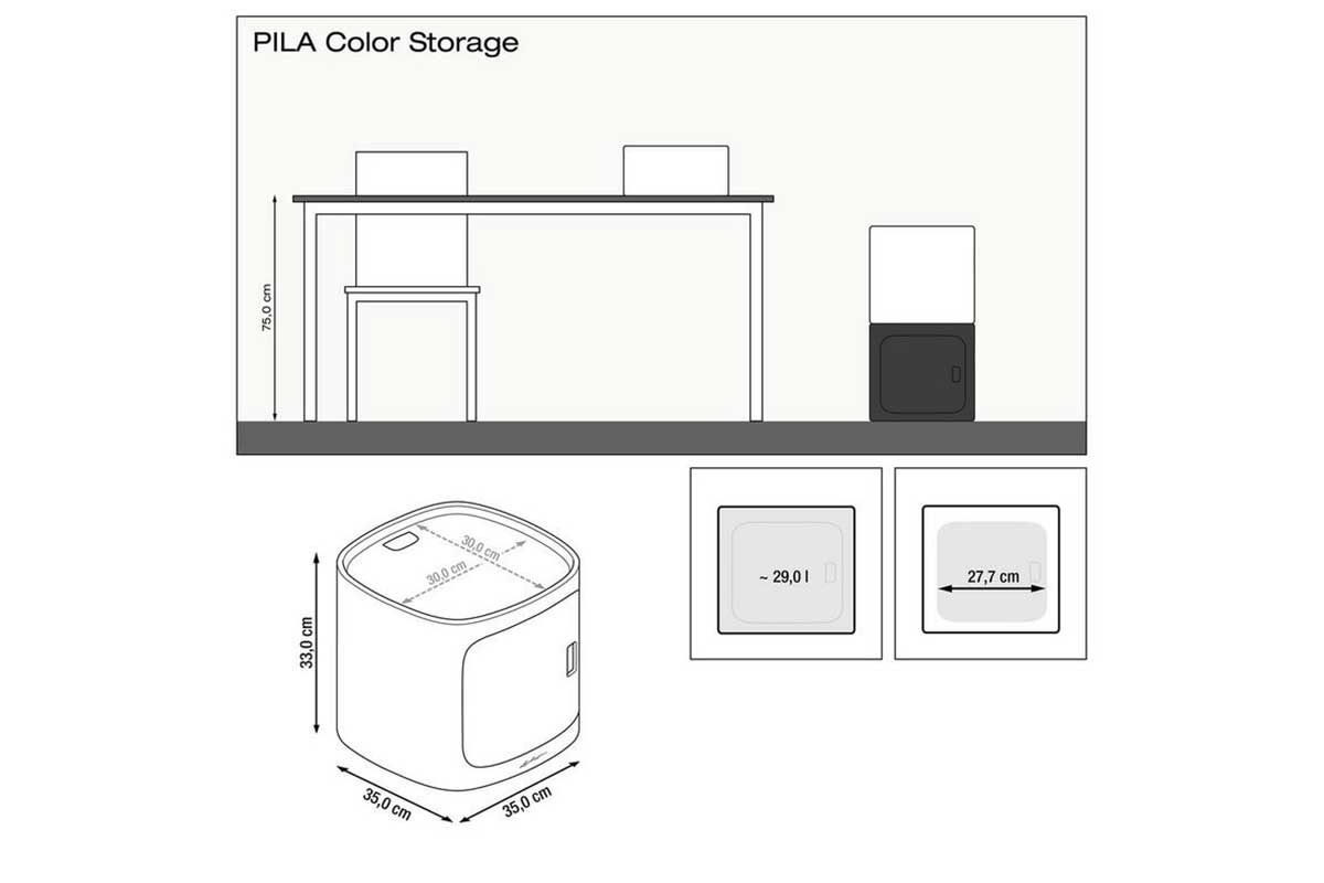 Pila Color Storage – Greenleaf Garden Center